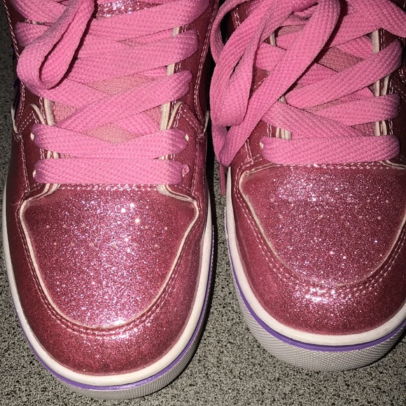 Heelys | Shoes | New Heelys Pink Purple Glitter Color No Wheels | Poshmark